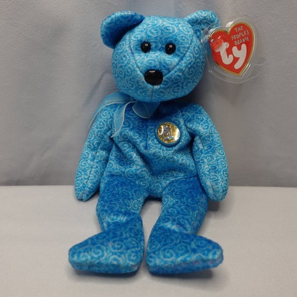 Ty | Toys | Vintage Ty Beanie Babies Classy Bear Style 4373 | Poshmark